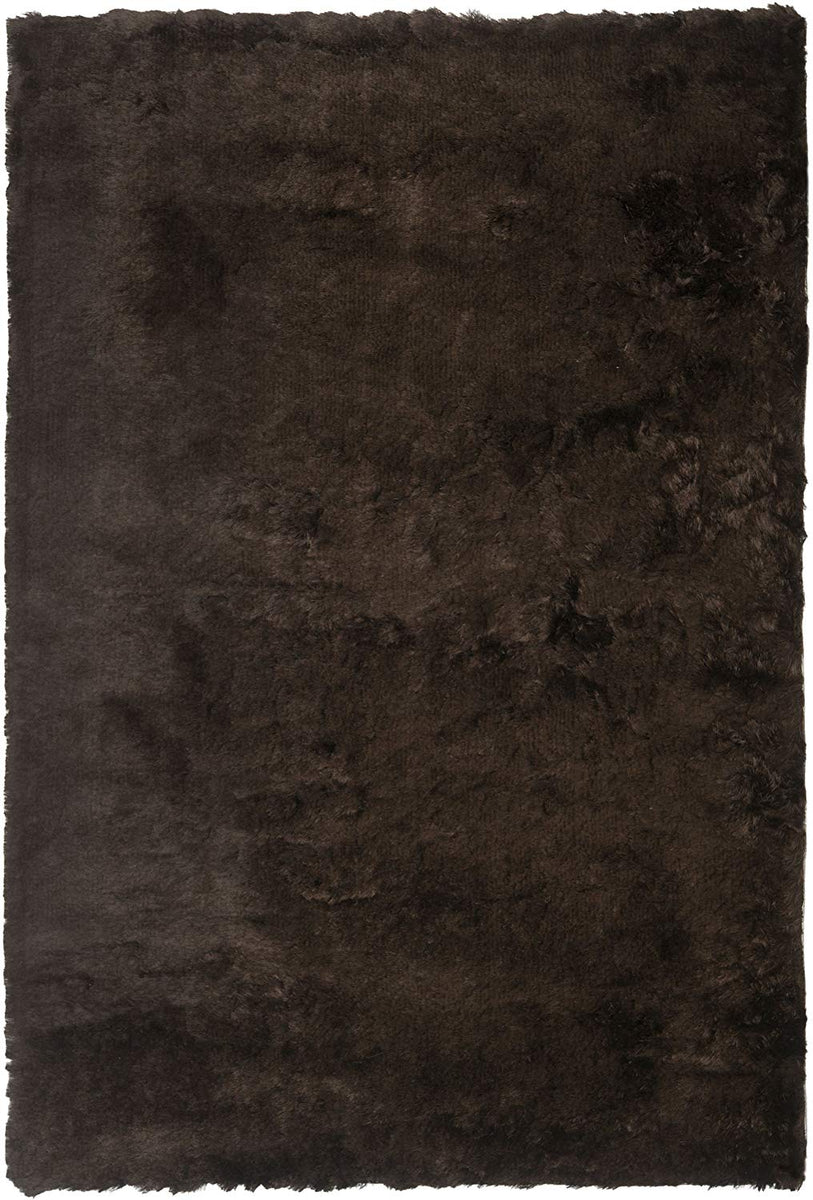 Premium Handmade Silken Chocolate Plush Shag Area Rug – Ashley Area Rugs