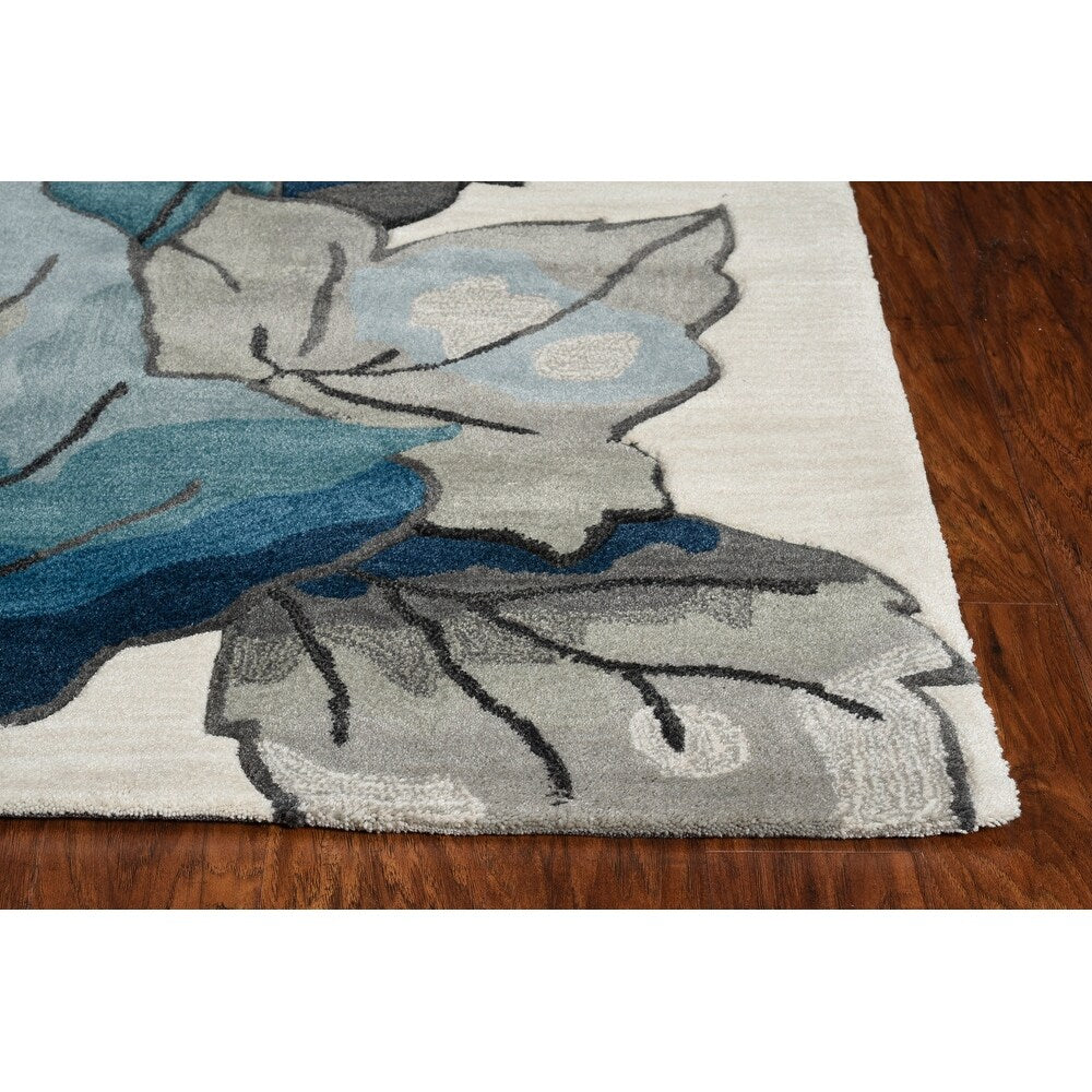 Hand-tufted Winter Leaves Soft Area Rug – Ashley Area Rugs