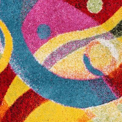 Brilliant Multi Modern Bright Rug – Ashley Area Rugs